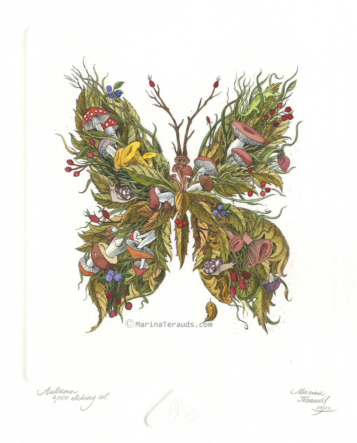 Fine Art Etchings by Marina Terauds